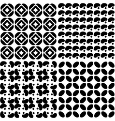 Graphic patterns set Royalty Free Vector Image