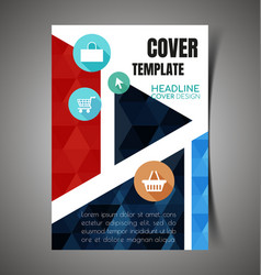 Abstract report cover 26 Royalty Free Vector Image