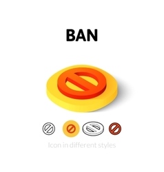 Question icon in different style Royalty Free Vector Image