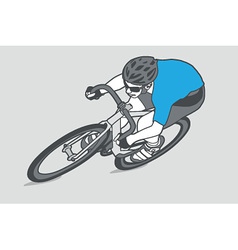 Fixed gear bicycle Royalty Free Vector Image - VectorStock