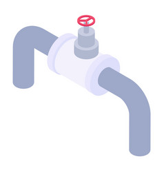 Watercolor faucet with water drops Royalty Free Vector Image