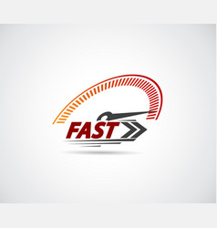 Full speed logo Royalty Free Vector Image - VectorStock