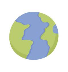 Isolated planet design Royalty Free Vector Image