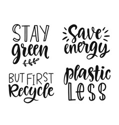 Hand drawn natural eco bio ecology sketch Vector Image