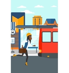 People in a bus Royalty Free Vector Image - VectorStock