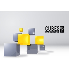 Cubic background Royalty Free Vector Image - VectorStock