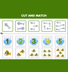 Education game for children tracing number two Vector Image