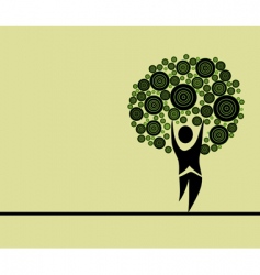 Abstract tree Royalty Free Vector Image - VectorStock