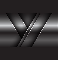 Metallic silver plate Royalty Free Vector Image