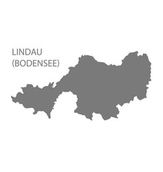 Miltenberg grey county map bavaria germany Vector Image