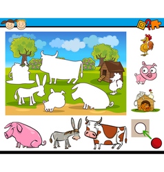 Task for preschool children Royalty Free Vector Image