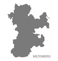 Detailed map of the germany Royalty Free Vector Image