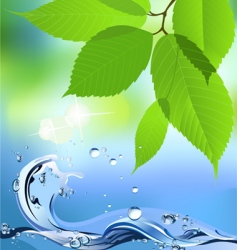 Water background Royalty Free Vector Image - VectorStock