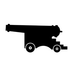 Telescope silhouette Royalty Free Vector Image