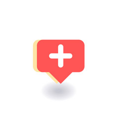 Healthcare plus sign medical symbol Royalty Free Vector