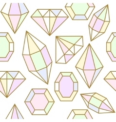 Seamless pattern of diamonds Royalty Free Vector Image