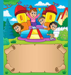 Play and fun theme image 3 Royalty Free Vector Image