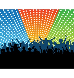 Festival crowd Royalty Free Vector Image - VectorStock