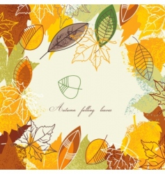 Magic autumn background Royalty Free Vector Image