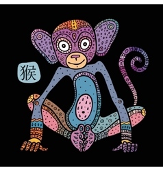 Monkey king Royalty Free Vector Image - VectorStock