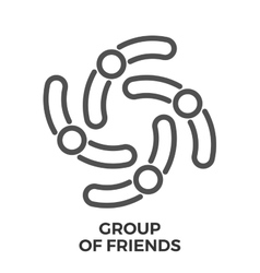 Best friends forever Royalty Free Vector Image