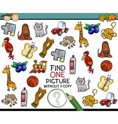 I spy game for kids find and count cute Royalty Free Vector