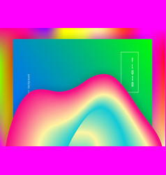 Liquid fluid with dynamic elements and shapes Vector Image