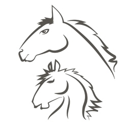 Horse tattoo Royalty Free Vector Image - VectorStock