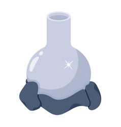 Science and technology flat icons Royalty Free Vector Image