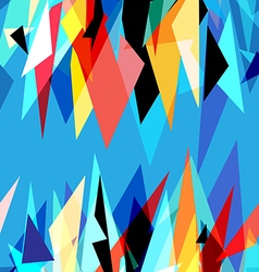 Abstract modern 3d triangle colorful background Vector Image