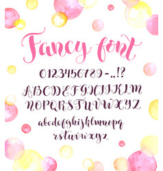 Cartoon letters Royalty Free Vector Image - VectorStock