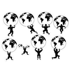 Muscle Man Royalty Free Vector Image - VectorStock