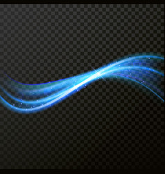 Stylish swirl light effect background Royalty Free Vector