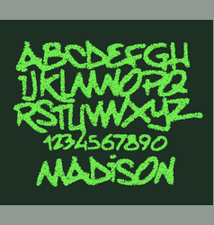 Rock star gothic style lettering print with grunge