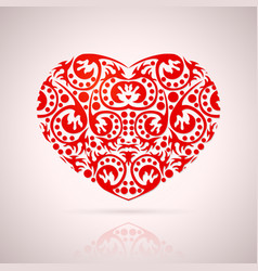 Tribal art heart Royalty Free Vector Image - VectorStock