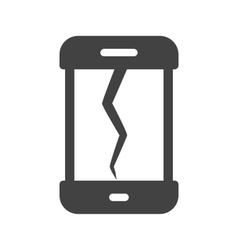 Smile mobile phone logo Royalty Free Vector Image