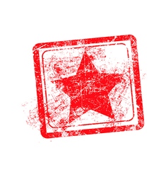 Retro star on grunge background Royalty Free Vector Image