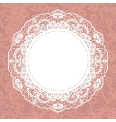 Lace doily Royalty Free Vector Image - VectorStock