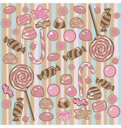 Candy seamless pattern Royalty Free Vector Image