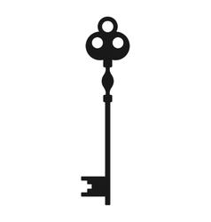 Vintage master key hand drawing engraving style Vector Image