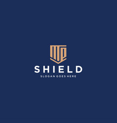 Kb letter shield icon Royalty Free Vector Image