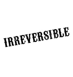 Irreversible rubber stamp Royalty Free Vector Image