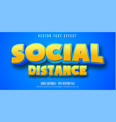 Comic text editable font effect Royalty Free Vector Image