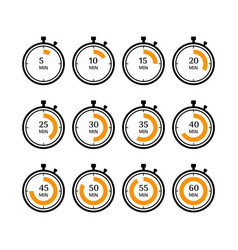 Telling time to the hour on yellow clock Vector Image