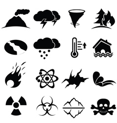 Natural disasters vector by Malchev - Image #629656 - VectorStock