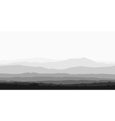 Mountain range Royalty Free Vector Image - VectorStock