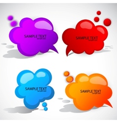 Colorful clouds Royalty Free Vector Image - VectorStock