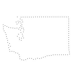 Map with dot Royalty Free Vector Image - VectorStock