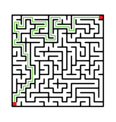 Labyrinth simple Royalty Free Vector Image - VectorStock