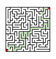 Labyrinth simple Royalty Free Vector Image - VectorStock